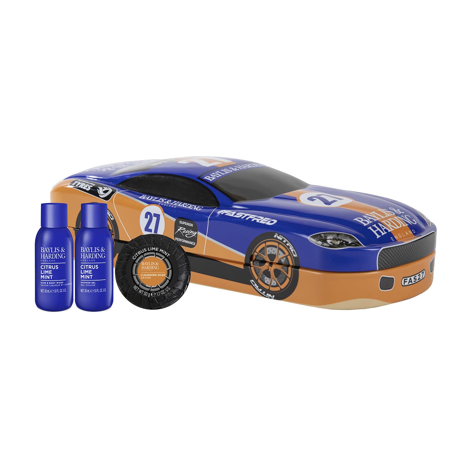 The Look Hair and Beauty Clinic - RACE CAR TIN GIFT SET